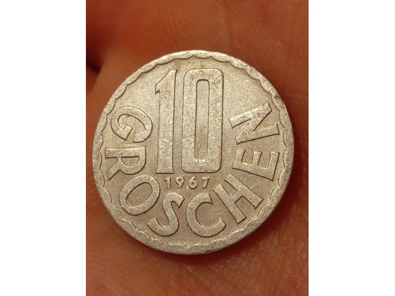 10 groschen 1967g.