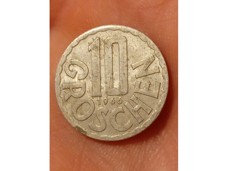 10 groschen 1966g.