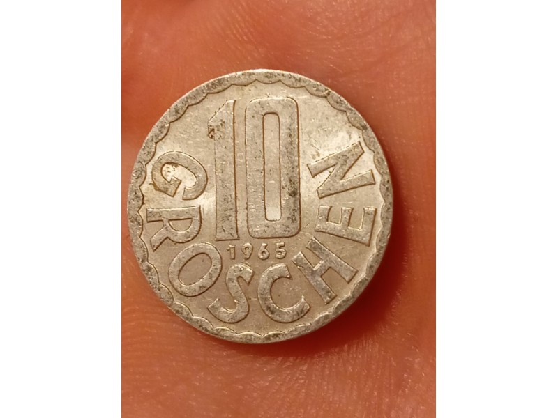 10 groschen 1965g.
