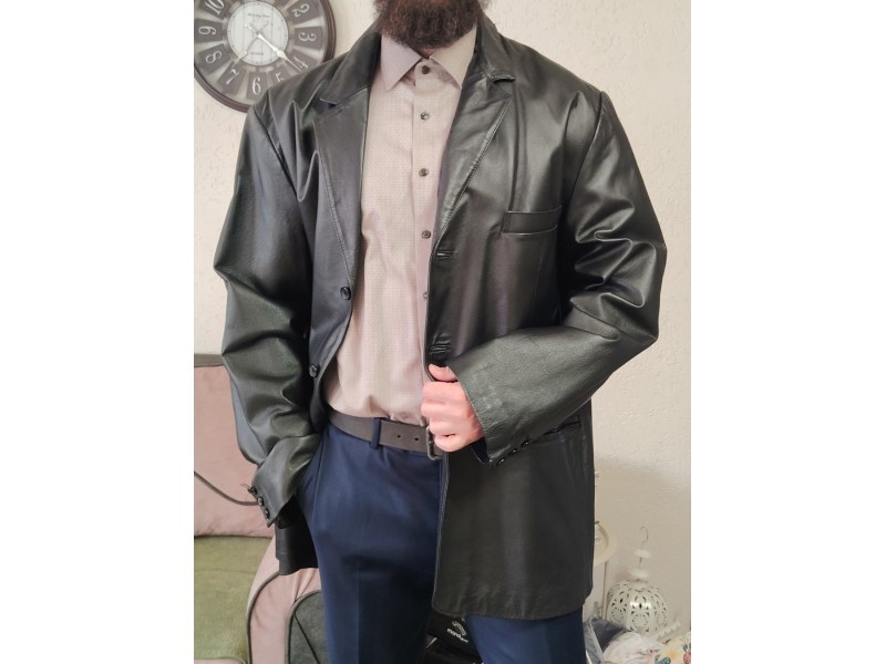 Nemačka kožna jakna za muškarce 120kg+(3-4XL-62br)