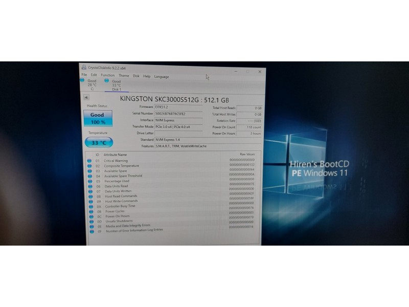Kingston KC3000 512GB M.2 NVMe SSD