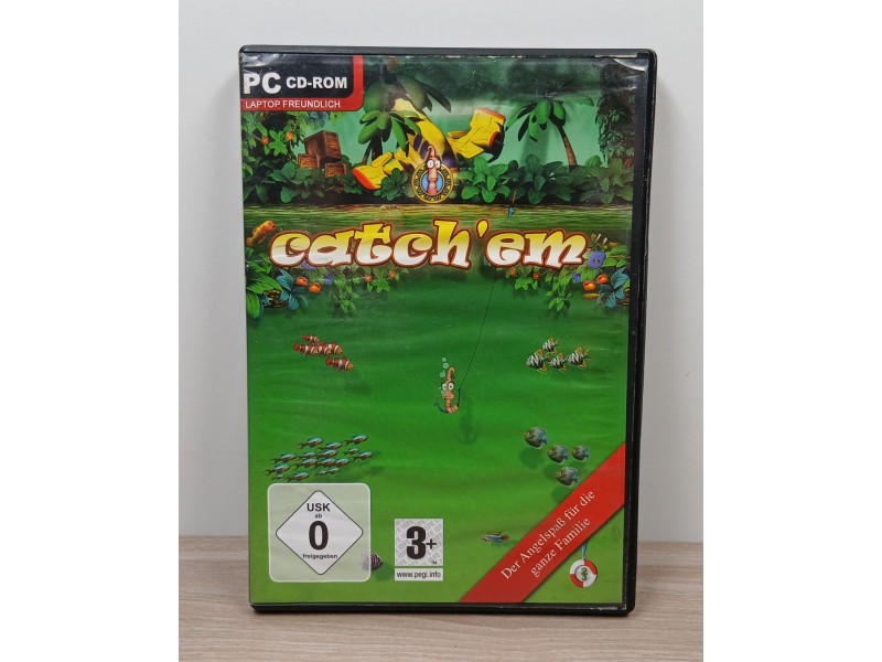 Retro PC Igra Catch em PC CD-ROM Pecanje