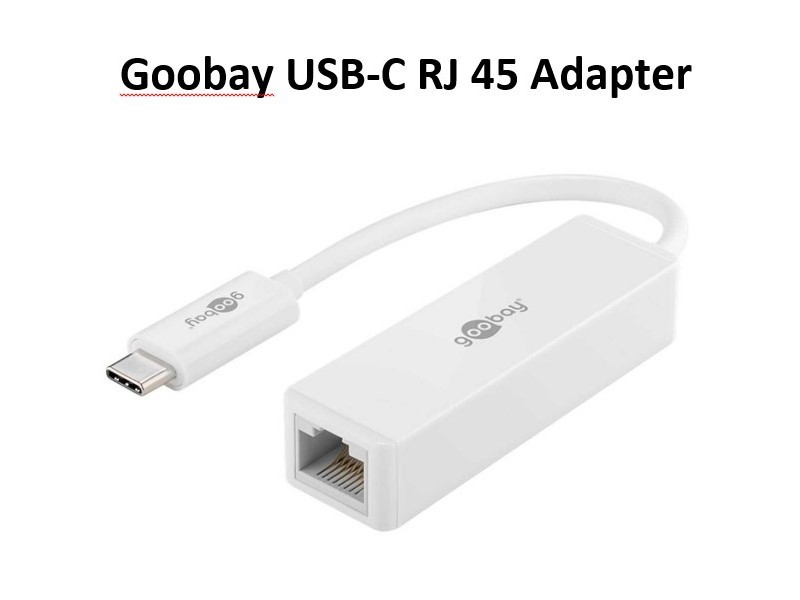 Adapter USB-C na LAN (RJ45) Goobay NOV