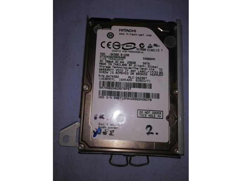 SONY ps3 - br. 2. Hard Disk - 250Gb sa fiokom - iz Nema