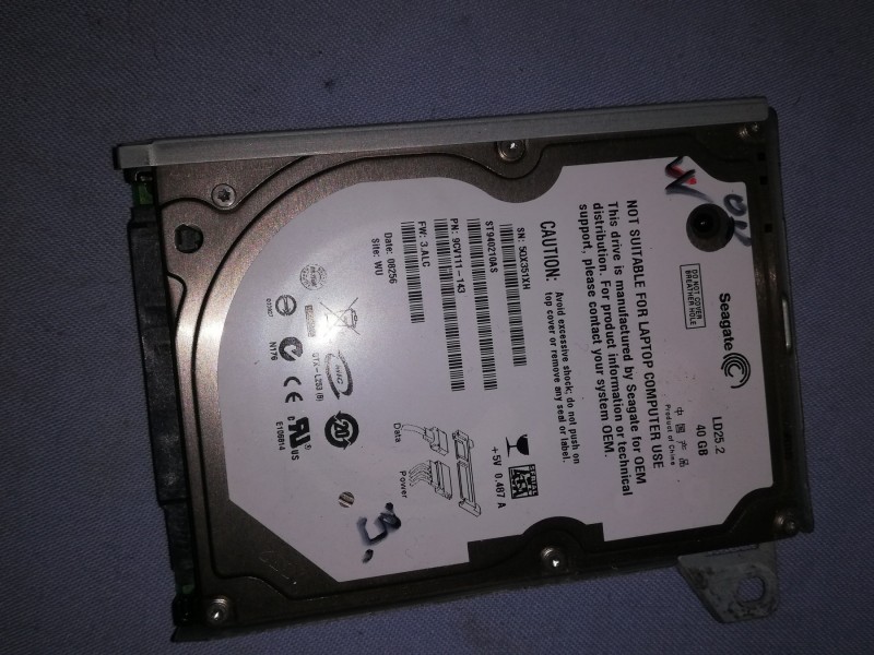 SONY ps3 - br. 3. Hard Disk - 40 Gb sa fiokom