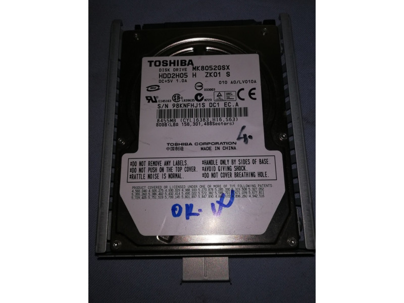 SONY ps3 - br. 4. Hard Disk - 80 Gb sa fiokom -