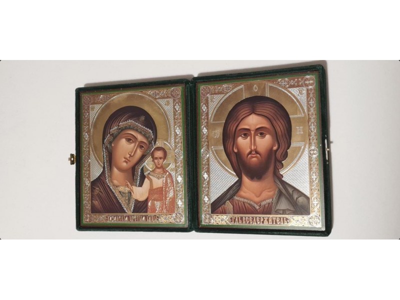 Ikone pravoslavne Isus Hristos i Bogorodica Kazanska