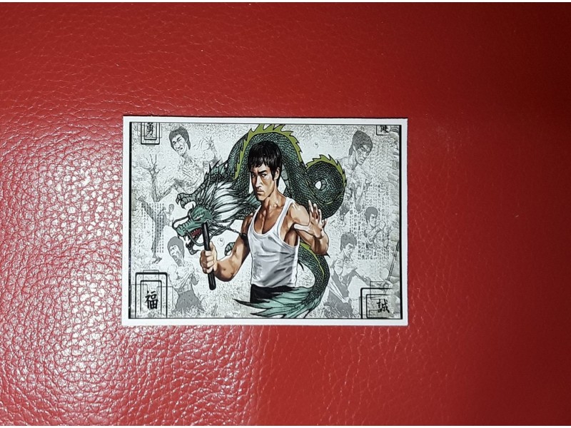 Magnet za frižider – motiv Brus Li (oko 7 x 5 cm)