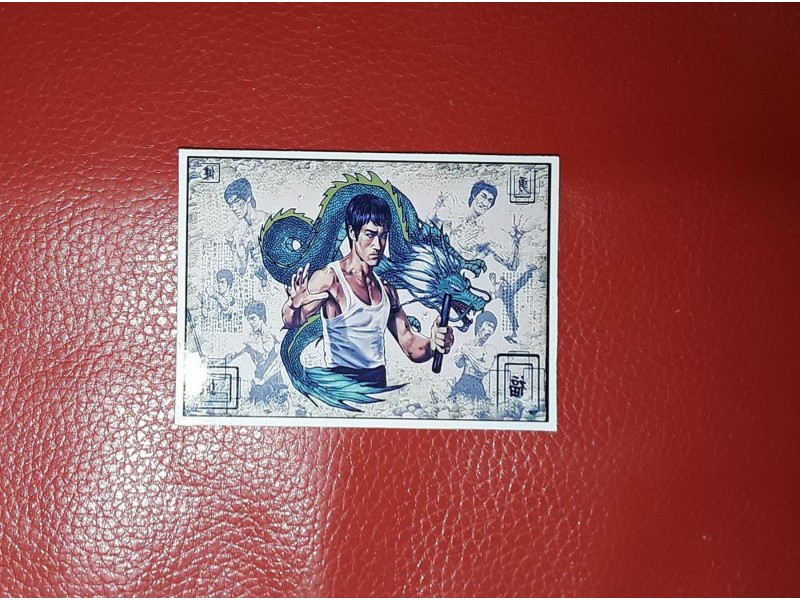 Magnet za frižider – motiv Brus Li (oko 7 x 5 cm)