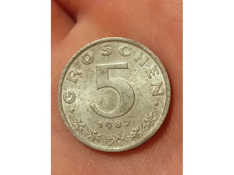 5 groschen 1987g.