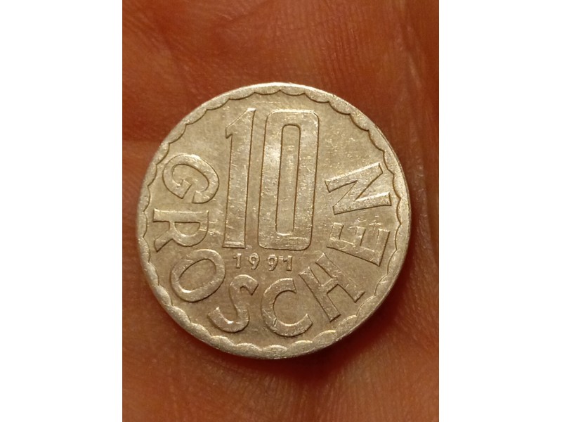 10 groschen 1991g.