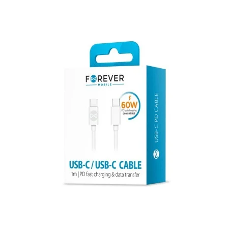 Forever kabal (USB-C-USB-C) 1m 60W beli ( 21273 )