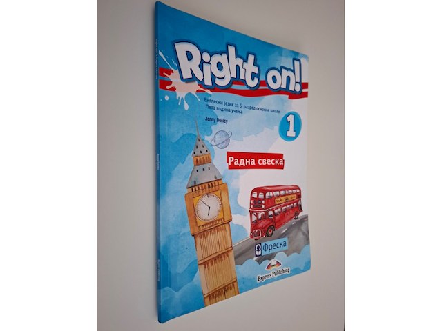 Right On! 1 – radna sveska engleski jezik 5. razred