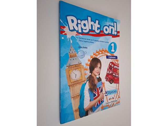 Right On! 1 – udžbenik engleski jezik 5. razred