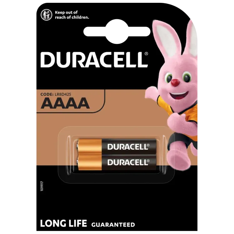DURACELL Long Life AAAA Alkalne baterije 2/1