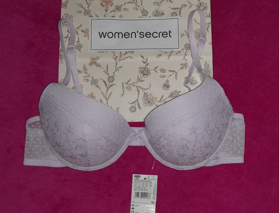 WS lila cipka push up brus 80B NOVO!%