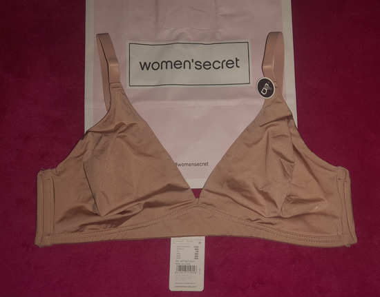 WS krem microfiber bralette bez žice 85B NOVO%