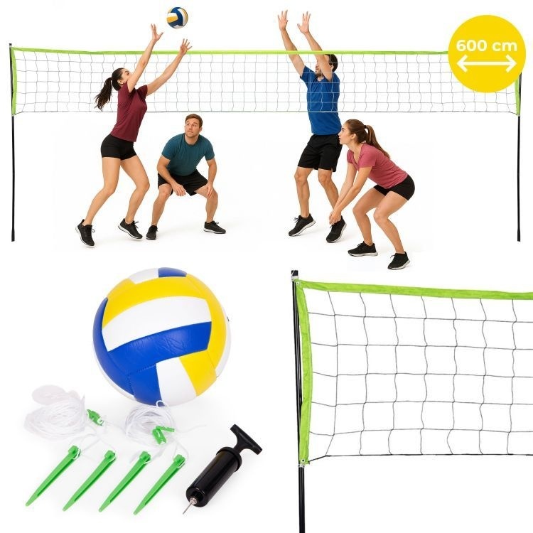 ModernHome Sklopiva sportska mreža 600×240 cm za odbojku i badminton – MOVEPRO VS-5.7X2.3ID: EK000865564