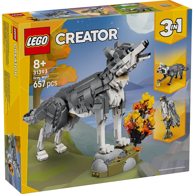 LEGO Šumske životinje: Sivi vuk 31393ID: EK000865246