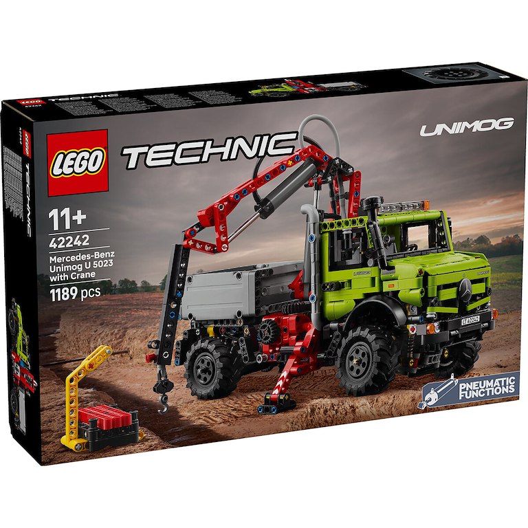 LEGO Mercedes-Benz Unimog U 5023 sa kranom 42242ID: EK000865264