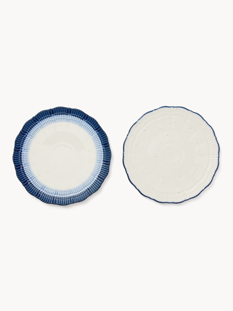 PORCELANSKI TANJIR U DVA TONA D21CM