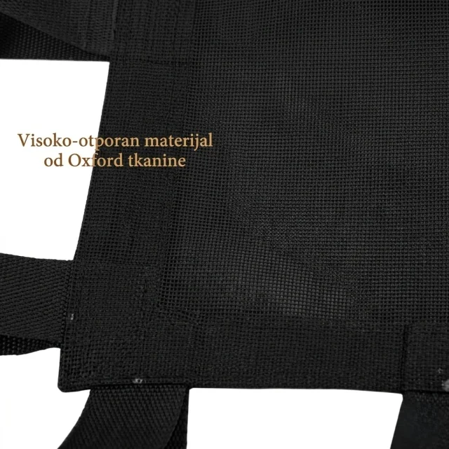 Top Springen Kinderbooth - Velika Pravougaona Ljuljaska za decu u crnoj boji do 100kg ( TOPKJE )