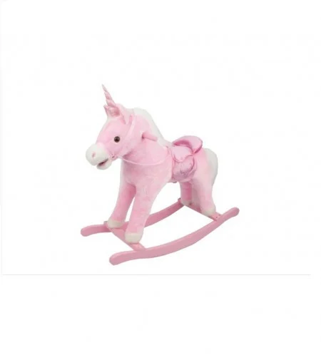 Plišani Konjić Jednorog - klackalica sa zvučnim efektima - Pink ( 856151 )