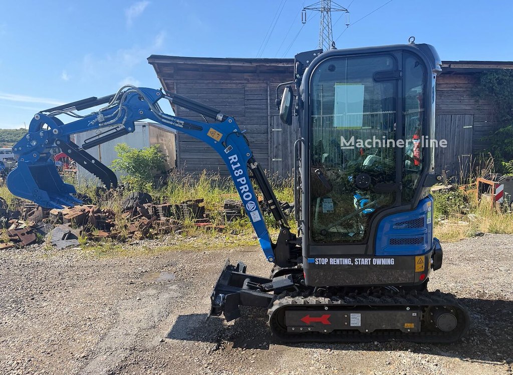 Novi Rippa R18 PRO mini bager