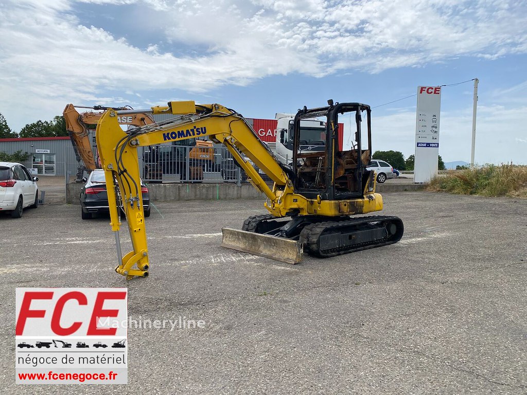 Komatsu PC58MR-5 E0 mini bager nakon udesa