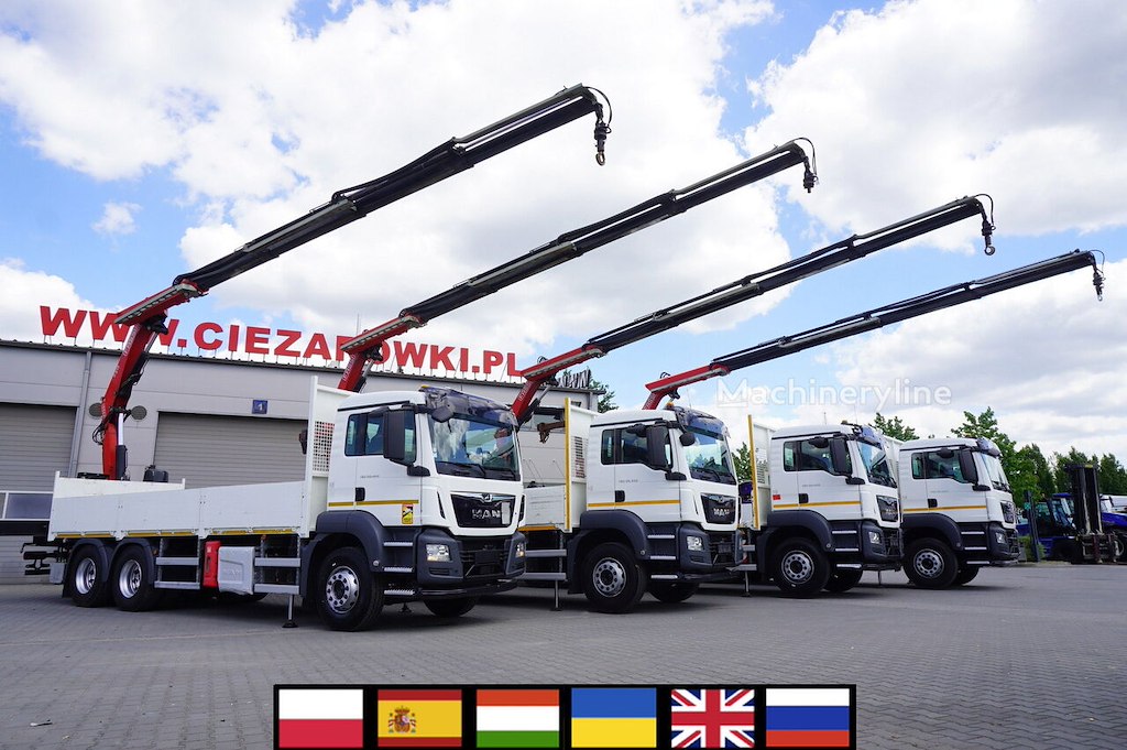 MAN TGS 26.420 6×4 / Fassi F215A.2.24 / remote control / Rotator / 1 autodizalica