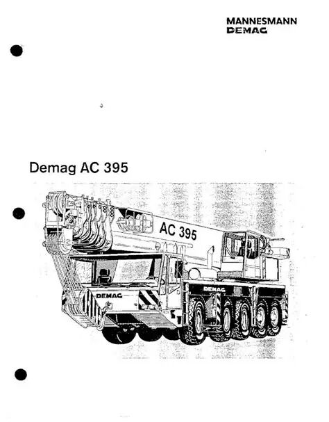 Demag AC 395 autodizalica po rezervnim delovima
