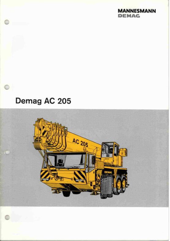 Demag AC 205 autodizalica po rezervnim delovima