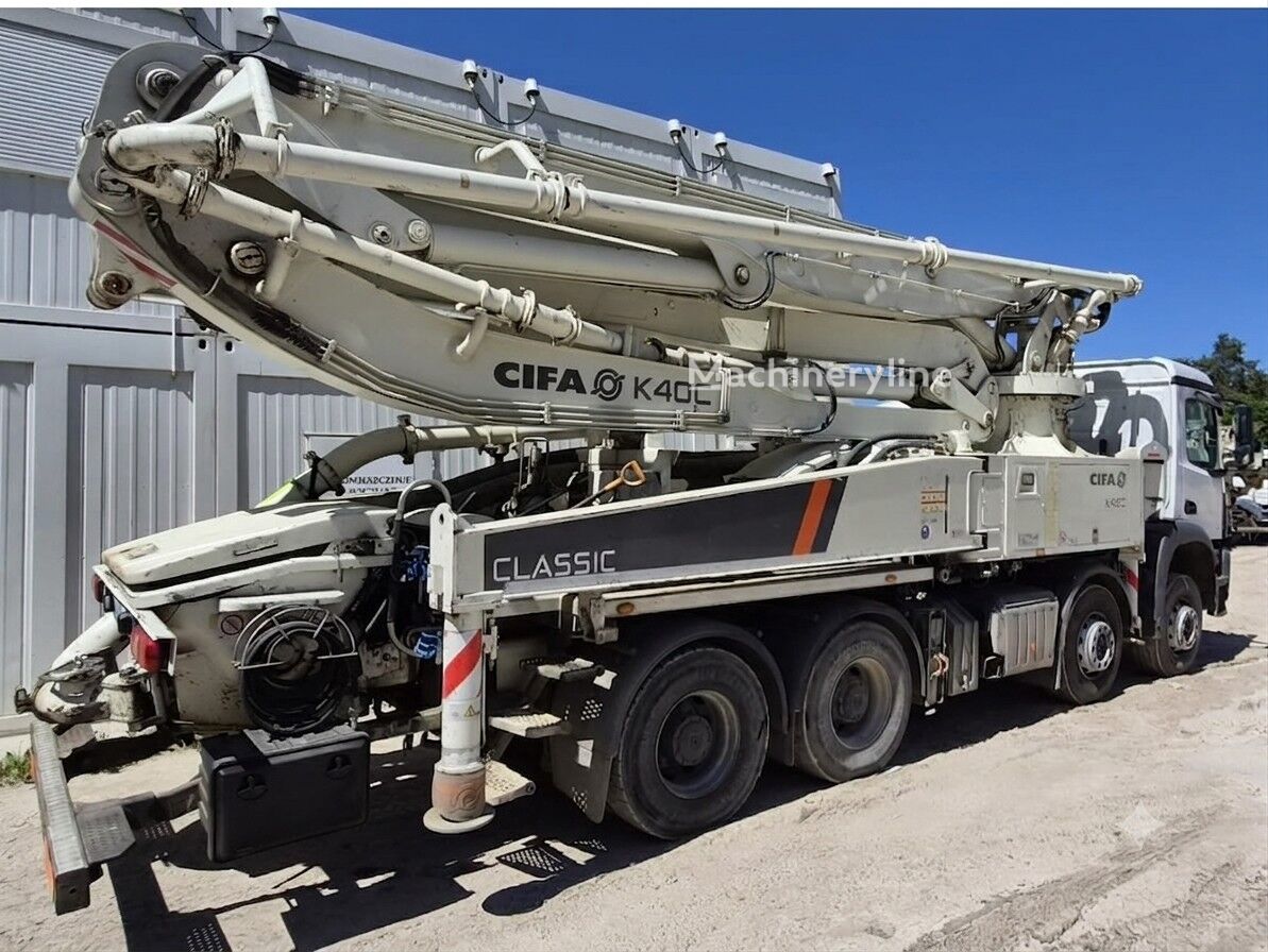 Cifa K40C na šasiji Mercedes-Benz Arocs 4143 pumpa za beton