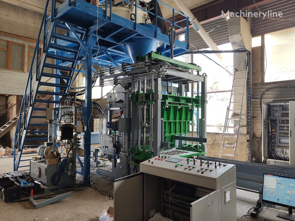 Nova Sumab R-400 - Automatic block making machine from Sweden oprema za proizvodnju betonskih blokova