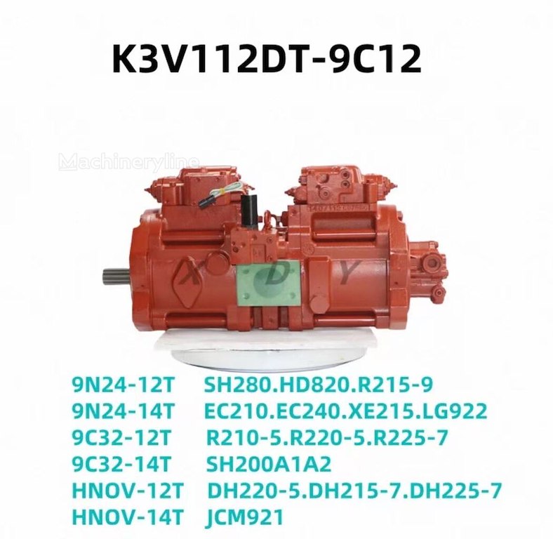 Kawasaki K3V112DT hidraulična pumpa za bagera