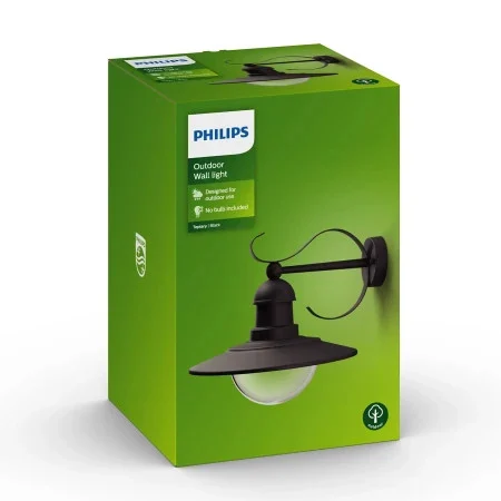 Philips topiari zidna spoljašnja svetiljka crna 1xmax.60w 230v,915005308701, ( 18770 )