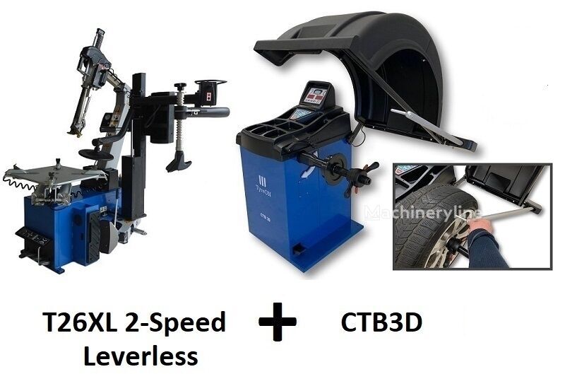 Novi TyreON 26 Inch leverless tyre changer with airbooster - 400V + fully au demonterka