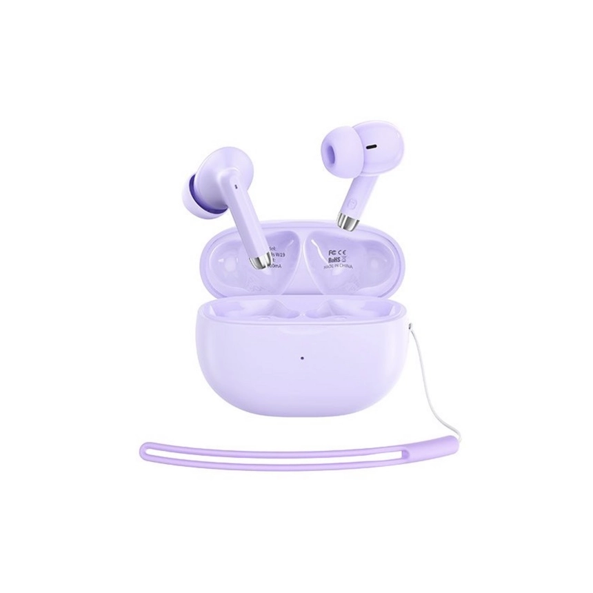 REMAX W19 Purple Wireless Earbuds CozyBuds