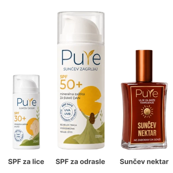 MAMA SUNCE SET - SPF ODRASLI, SPF LICE, SUNČEV NEKTAR