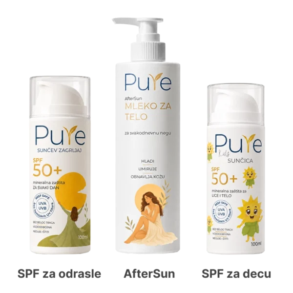 PORODIČNA ZAŠTITA PAKET - SPF ODRASLI, SPF DECA, AFTERSUN