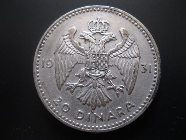 20 dinara 1931.