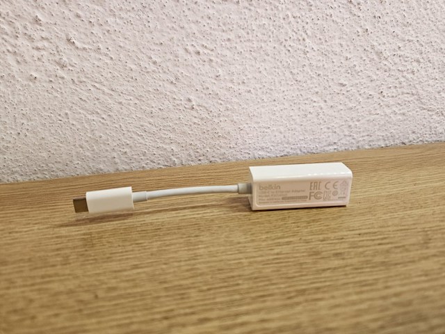 Belkin Adapter USB-C to LAN Gigabit Ethernet prelaz F2C
