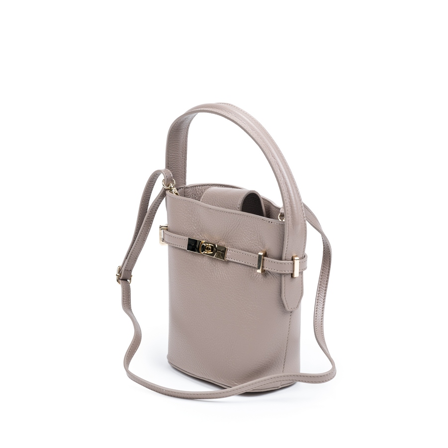 Mala kožna torba / Tasna-3679 krem
