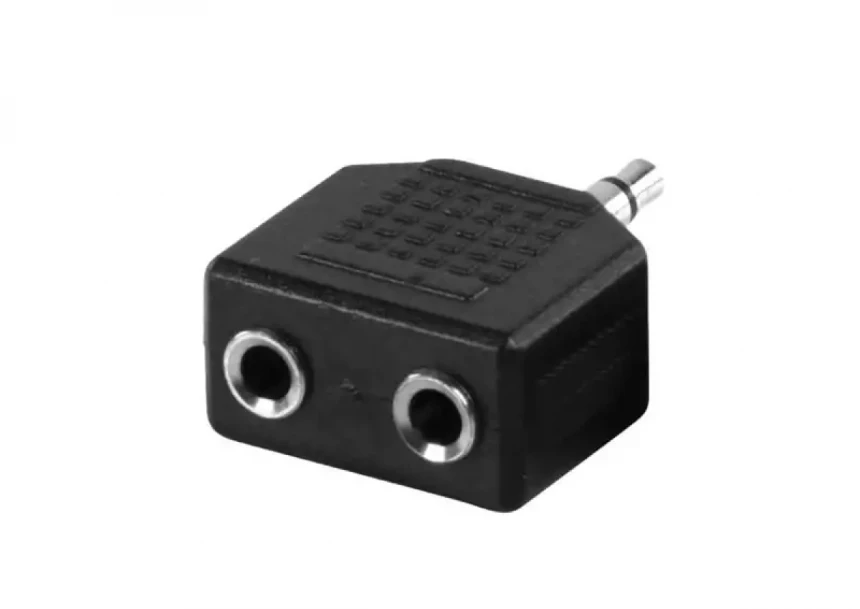 Audio adapter 3.5mm/2x3.5mm m/2xf Elementa