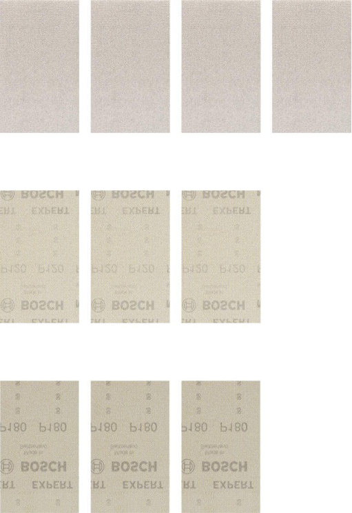 Bosch komplet EXPERT M480 brusnih mreža 80 x 133mm, granulacija 80/120/180, 10-delni, 2608901205