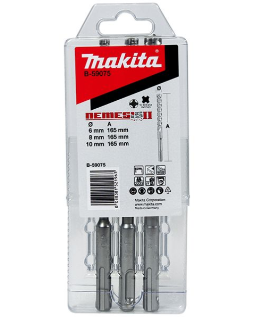 Makita Burgija SDS-Plus Nemesis komplet od 3 komada B-59075