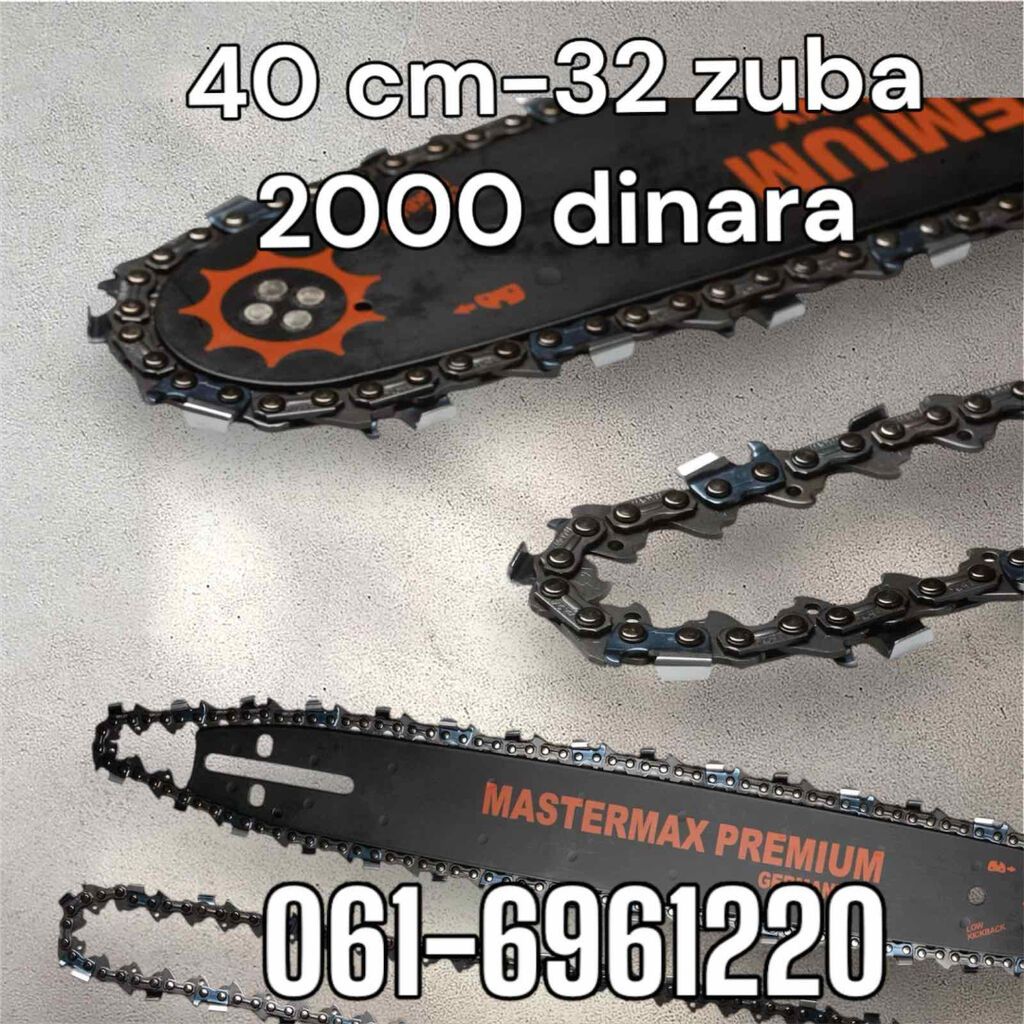 Lanac za motorne testere MASTERMAX PREMIUM - Dužina vodilice: 40 cm -