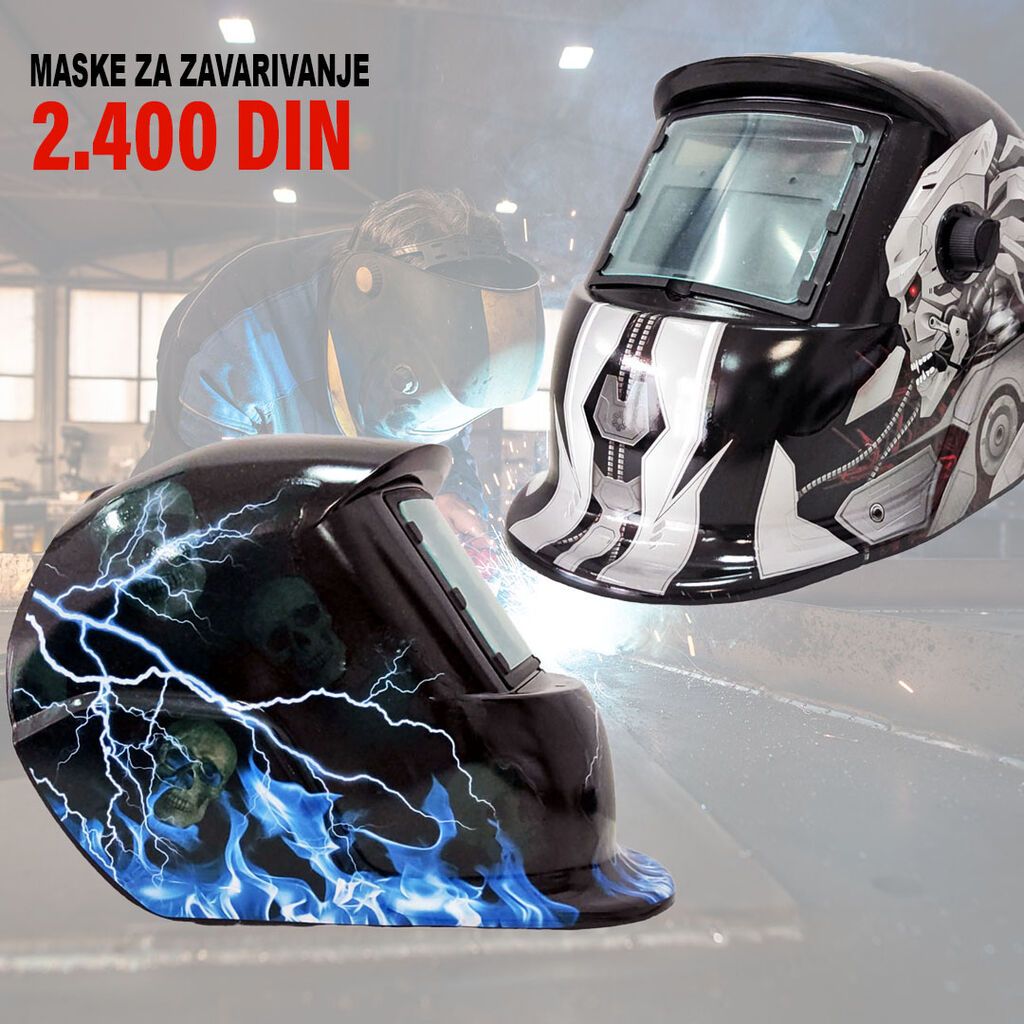 Maske za zavarivanje – dizajnerske zaštitne kacige sa grafikom