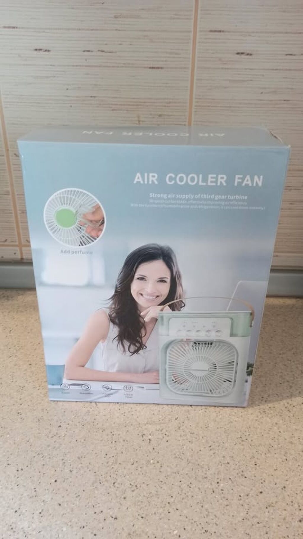 Prenosivi mini ventilator, klima ovlaživač vazduha 3 u 1 Šifra: 020255