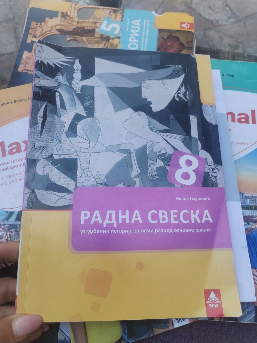 Radna sveska – Istorija za 8. razred osnovne škole - Izdavač: BIGZ -